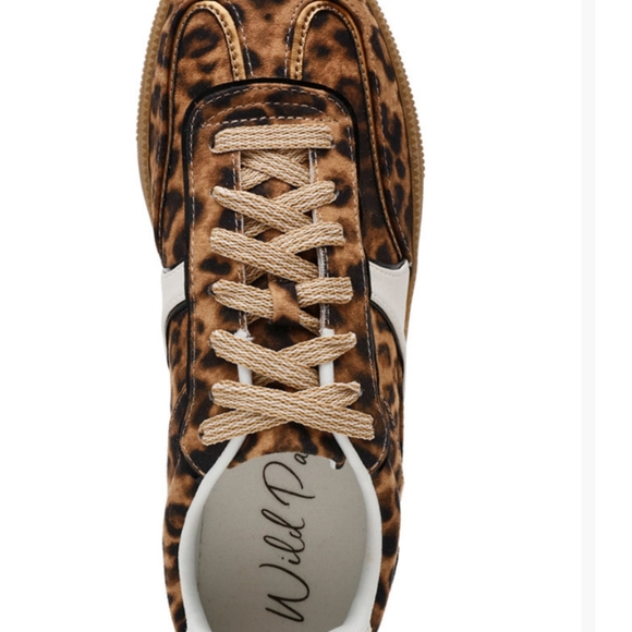 Wild Pair | Shoes | Wild Pair Chargee Leopard Print Laceup Sneakers ...